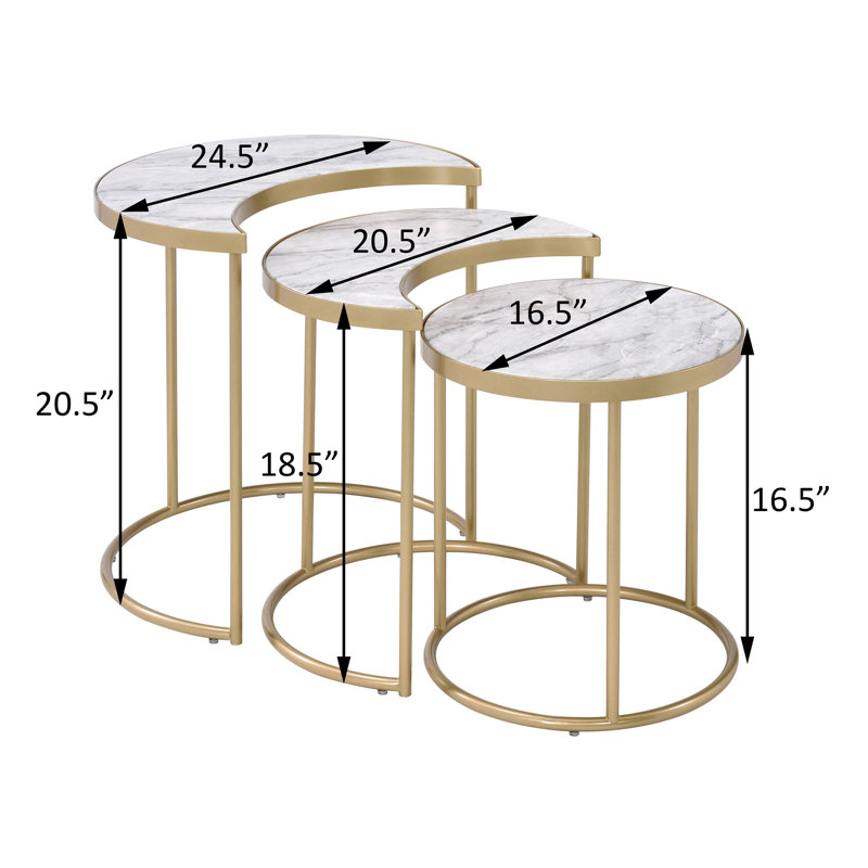 Mercer41 3-Piece Nesting Tables | Wayfair